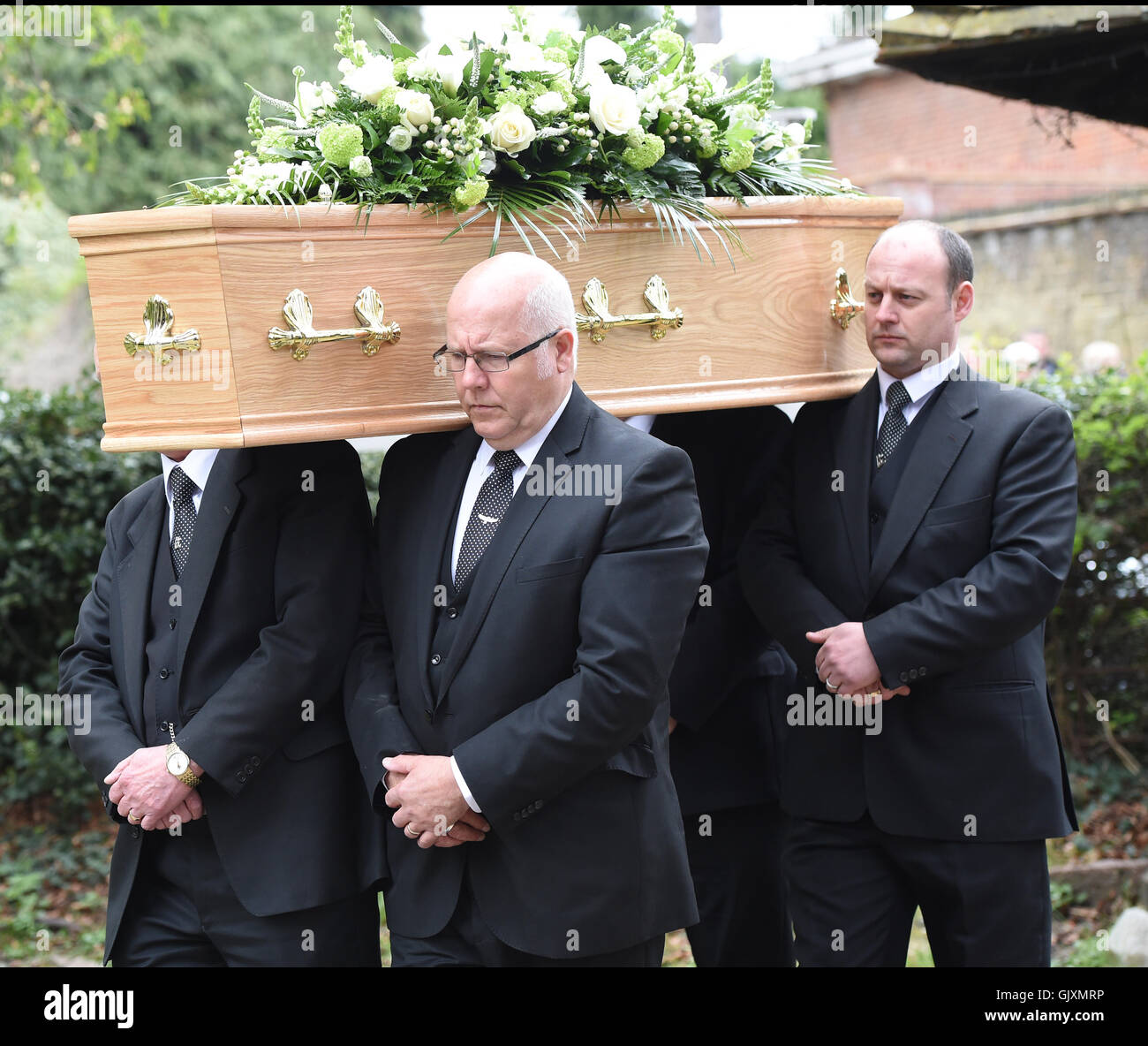 The funeral of Ronnie Corbett at The Parish Church of St. John the ...