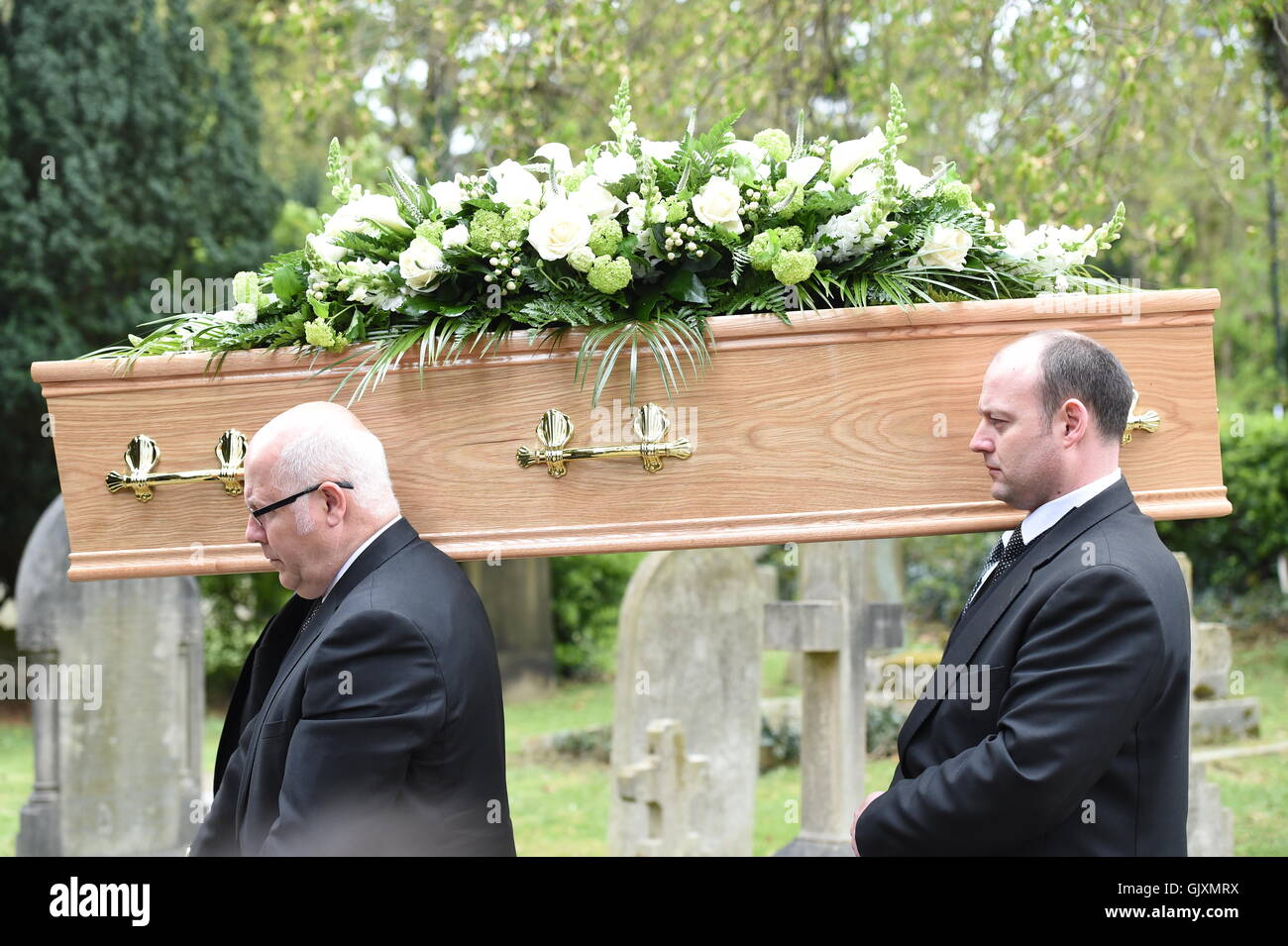 The funeral of Ronnie Corbett at The Parish Church of St. John the ...
