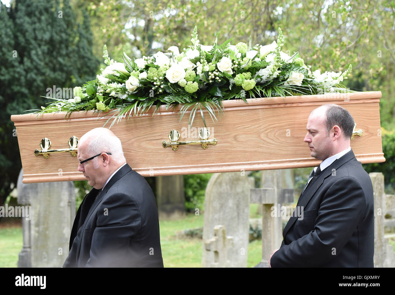 The funeral of Ronnie Corbett at The Parish Church of St. John the ...