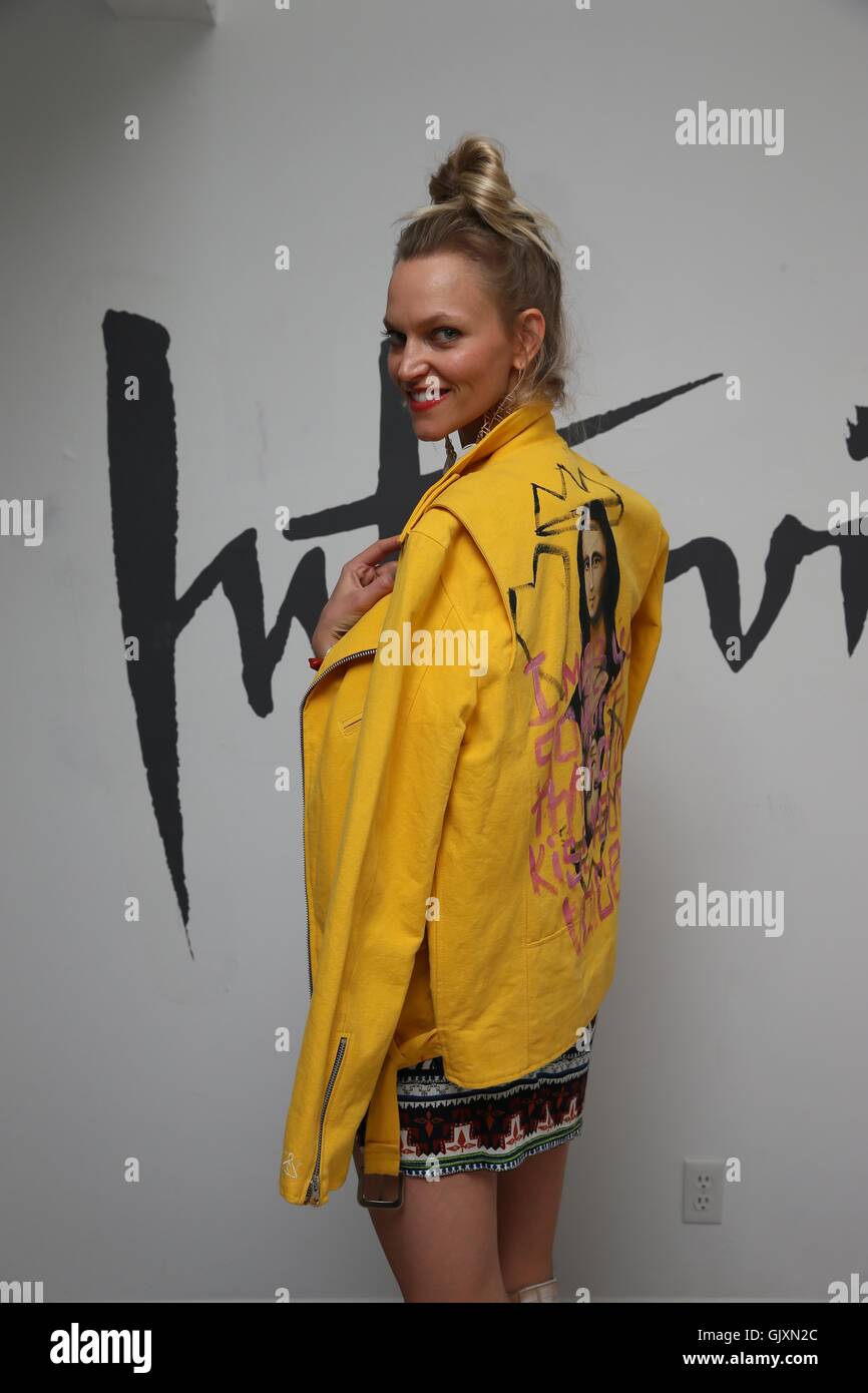 Sarah DeAnna seen attending the Paradise House Interview magazine party ...