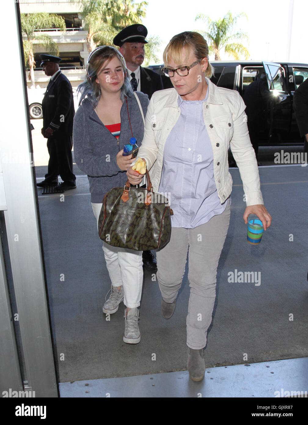 Patricia Arquette and daughter Harlow Olivia Calliope Jane at Los ...