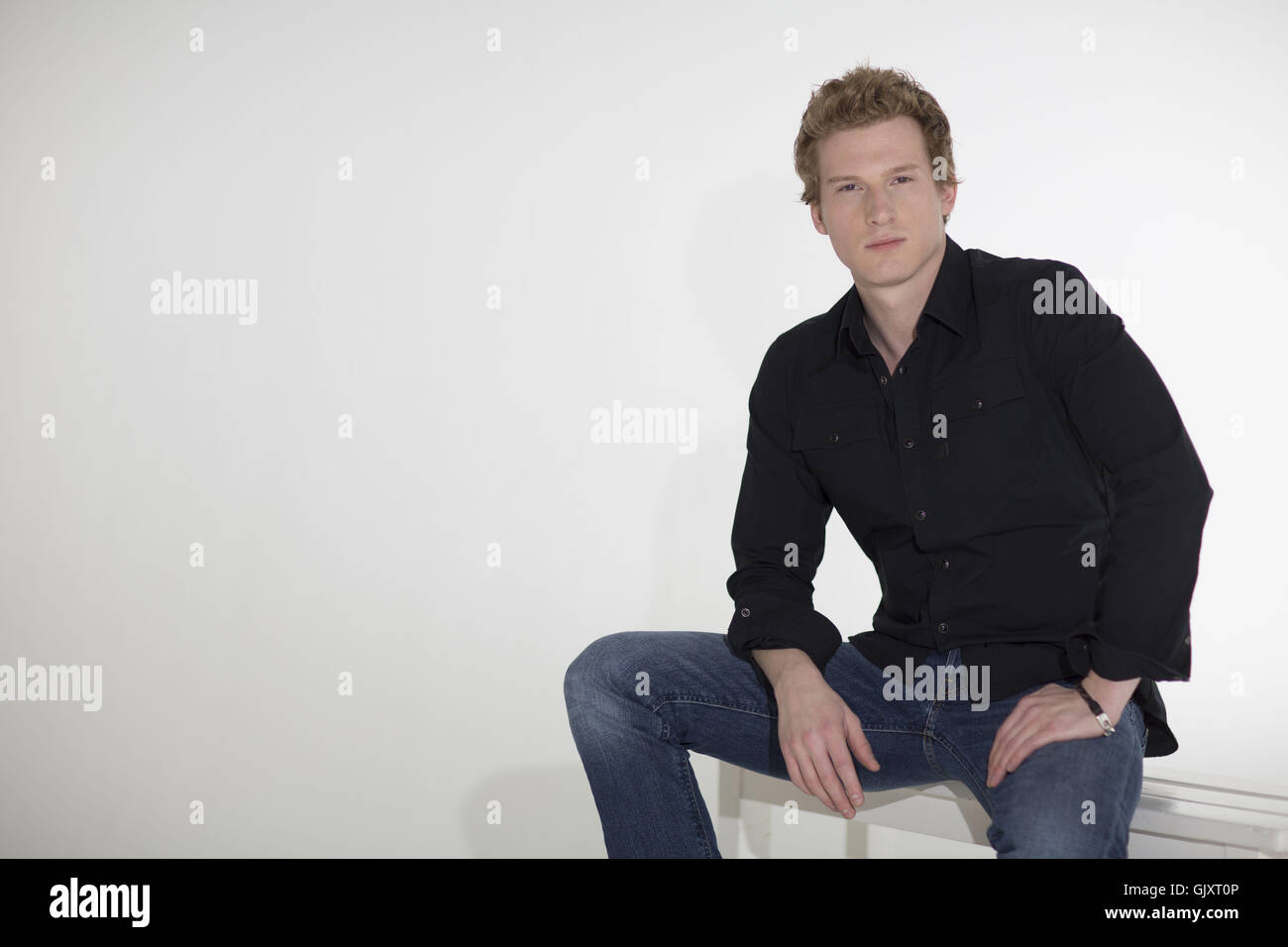 Actors promoting the 13th Season of "Rote Rosen" at Briese Studios ...