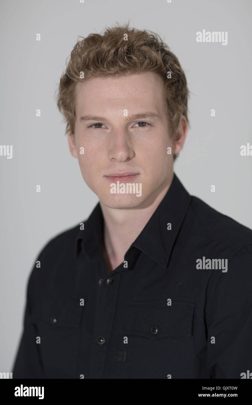 Actors promoting the 13th Season of "Rote Rosen" at Briese Studios ...