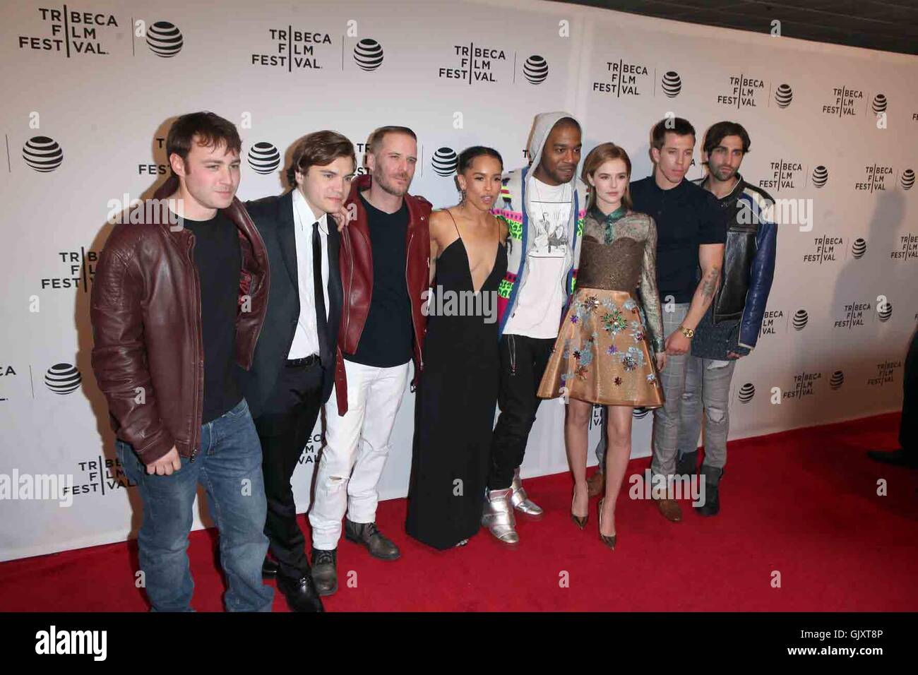 2016 Tribeca Film Festival - Vincent-N-Roxxy - Premiere Featuring: Zoe ...