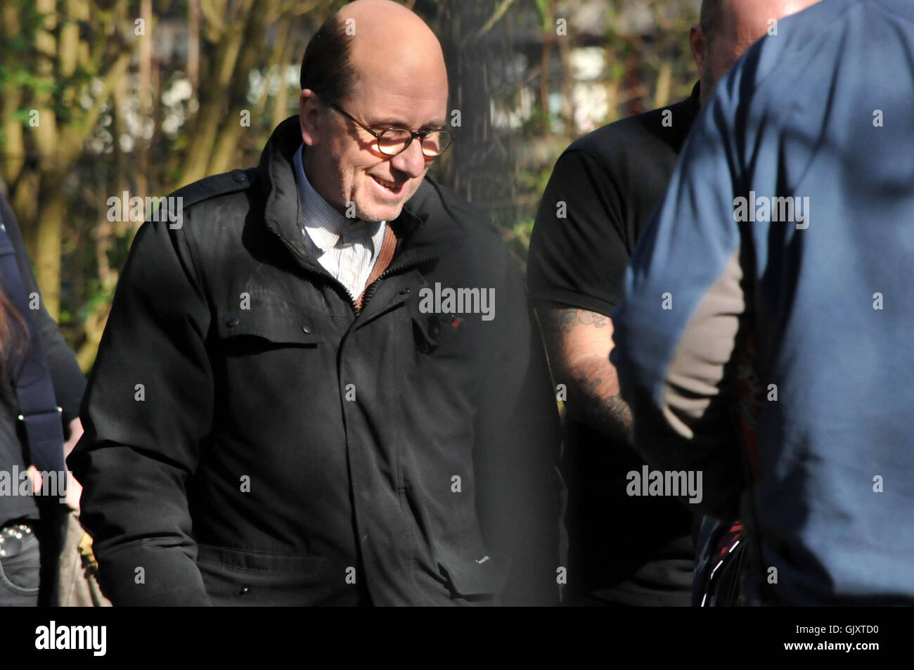 Tim Roth filming the BBC drama 'Rillington Place' in Scotland Featuring ...