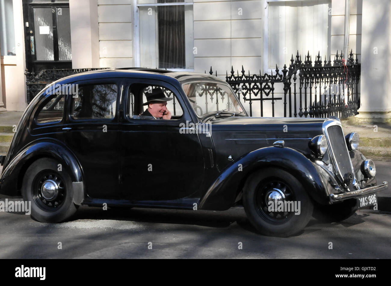 Tim Roth filming the BBC drama 'Rillington Place' in Scotland Featuring ...