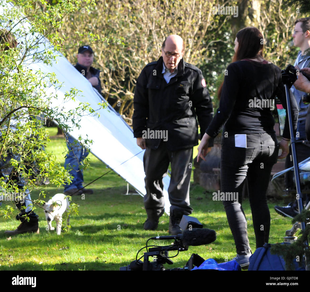 Tim Roth filming the BBC drama 'Rillington Place' in Scotland Featuring ...