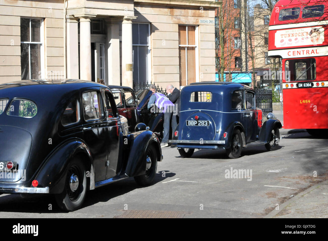 Tim Roth filming the BBC drama 'Rillington Place' in Scotland Featuring ...