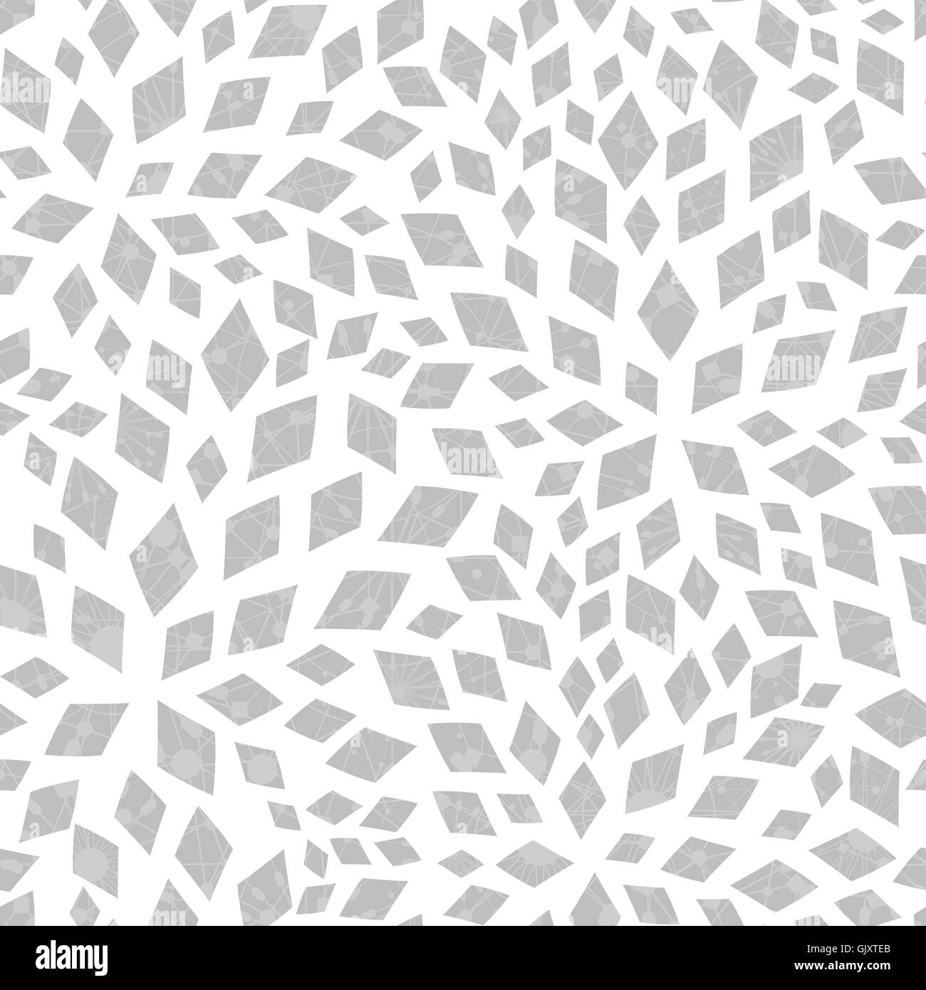 Vector silver textured mosaic tiles seamless pattern background Stock ...