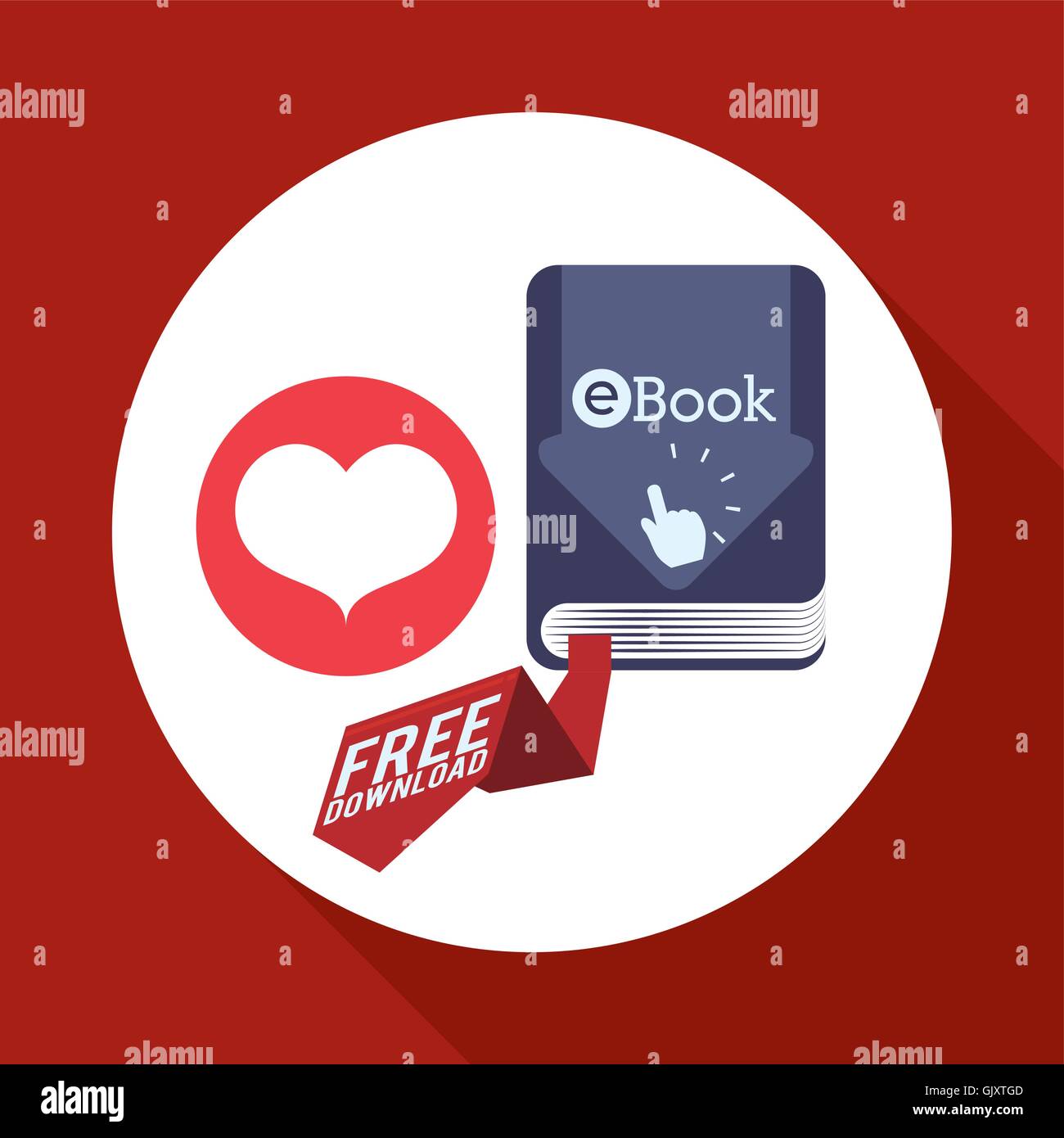 eBook design. reading icon. White background Stock Vector Image & Art ...