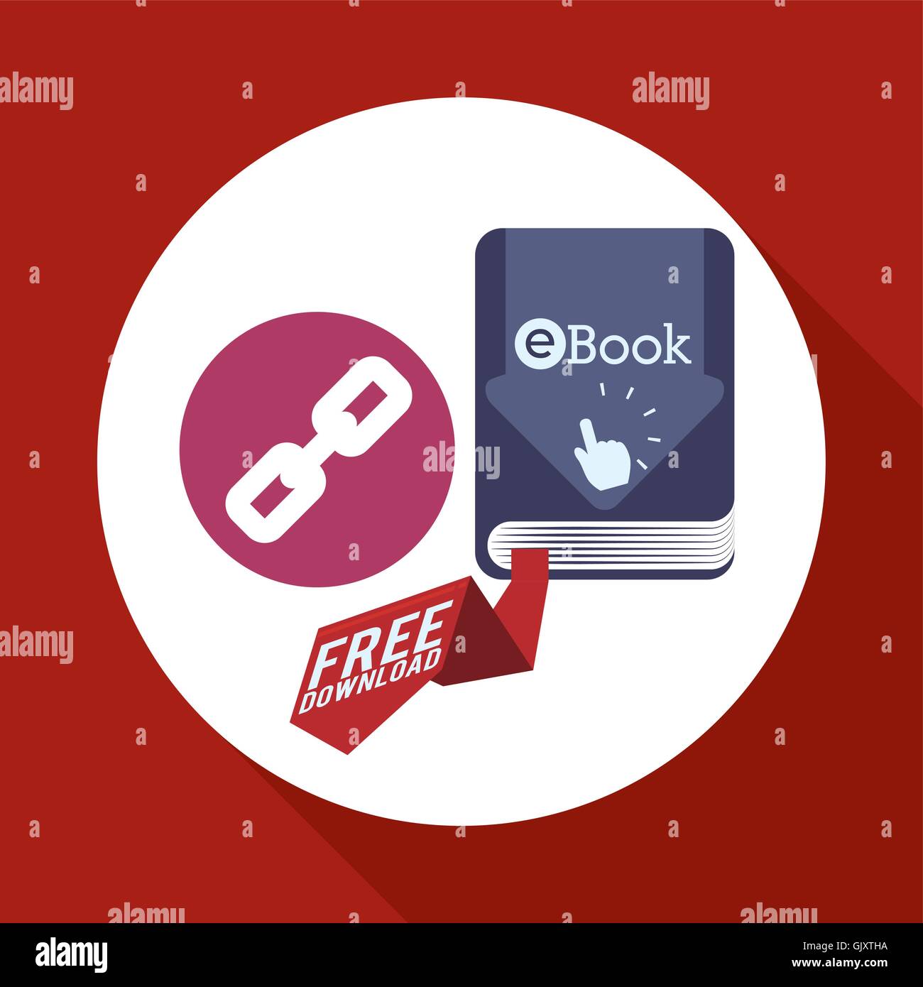 eBook design. reading icon. White background Stock Vector Image & Art ...