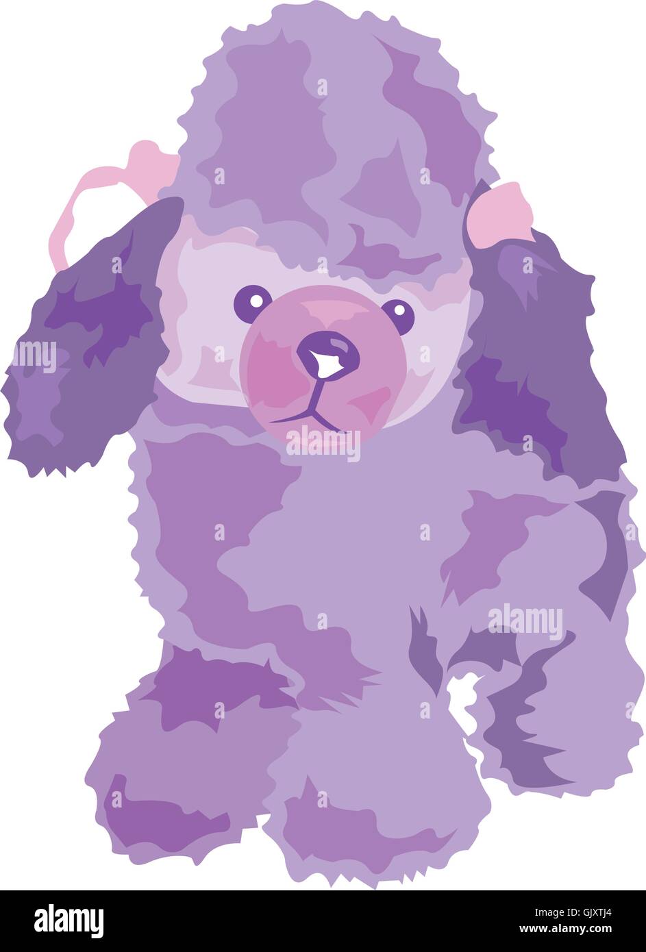 Poodle vector hi-res stock photography and images - Alamy