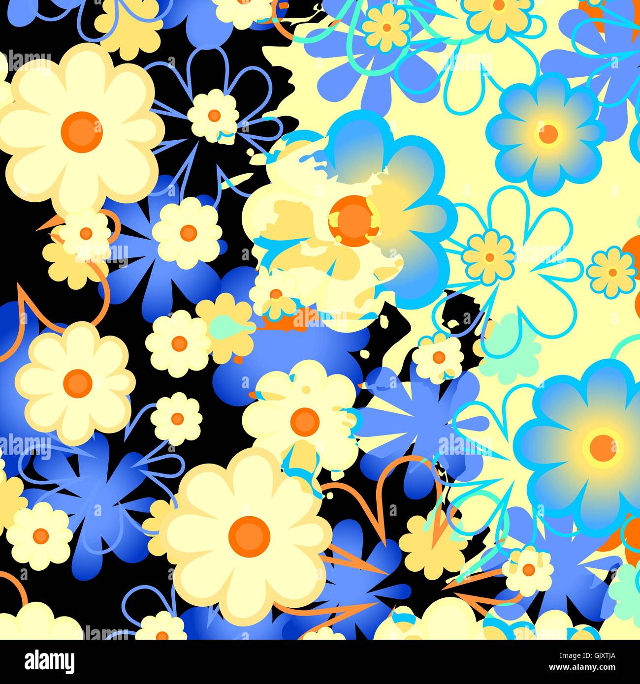 Daisy web background Stock Vector Images - Alamy