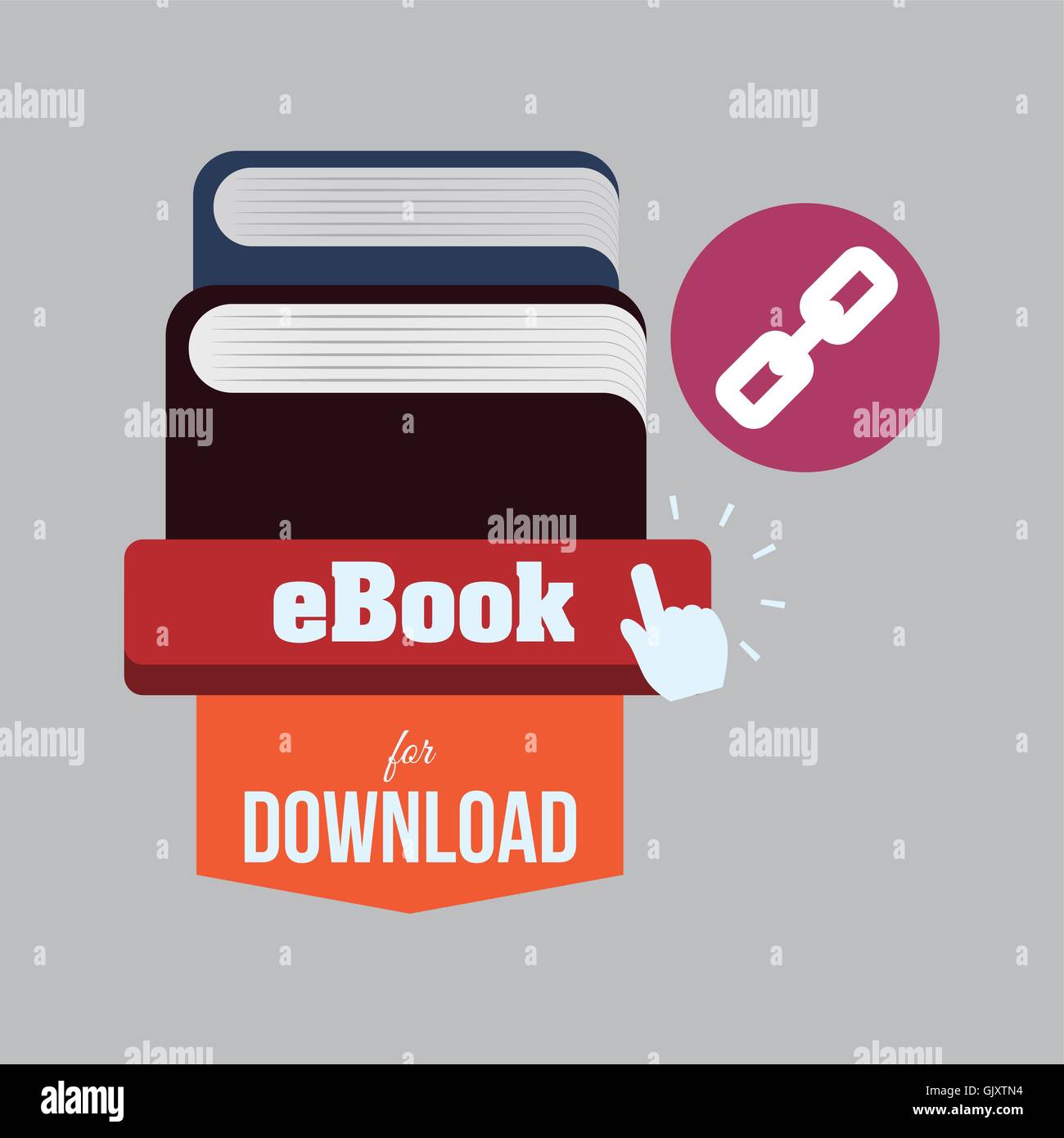 eBook design. reading icon. White background Stock Vector Image & Art ...