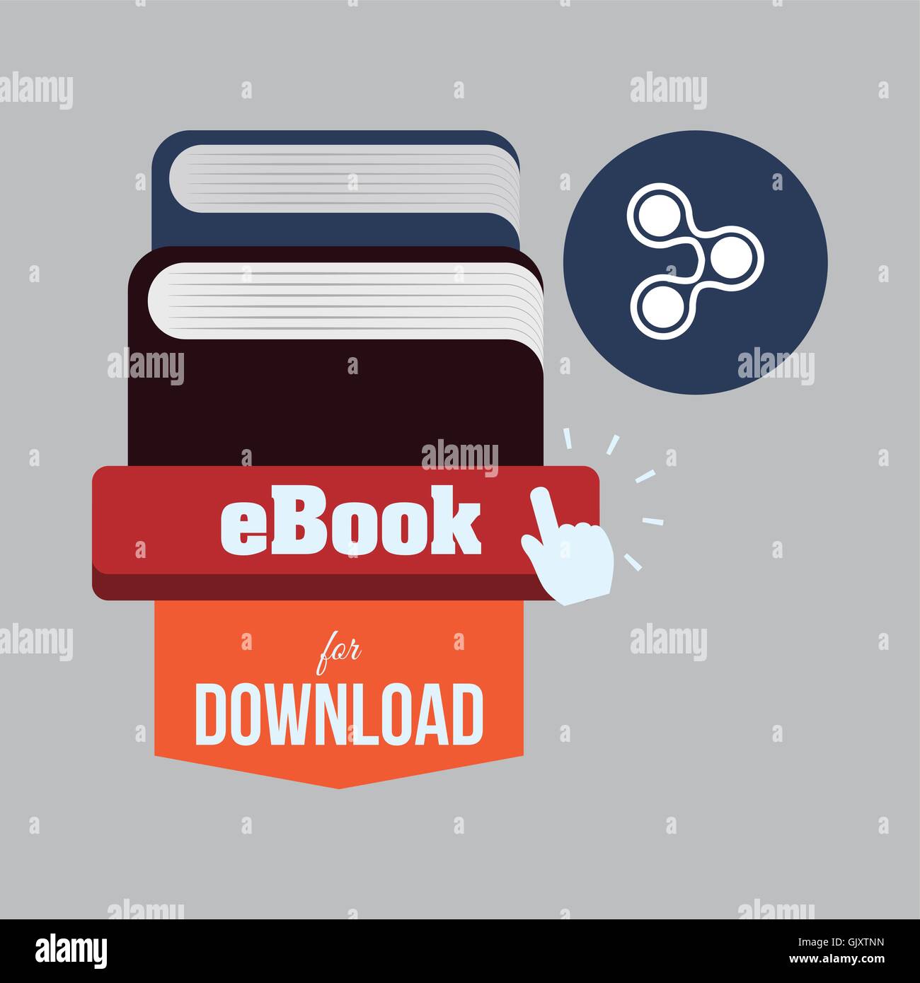 eBook design. reading icon. White background Stock Vector Image & Art ...