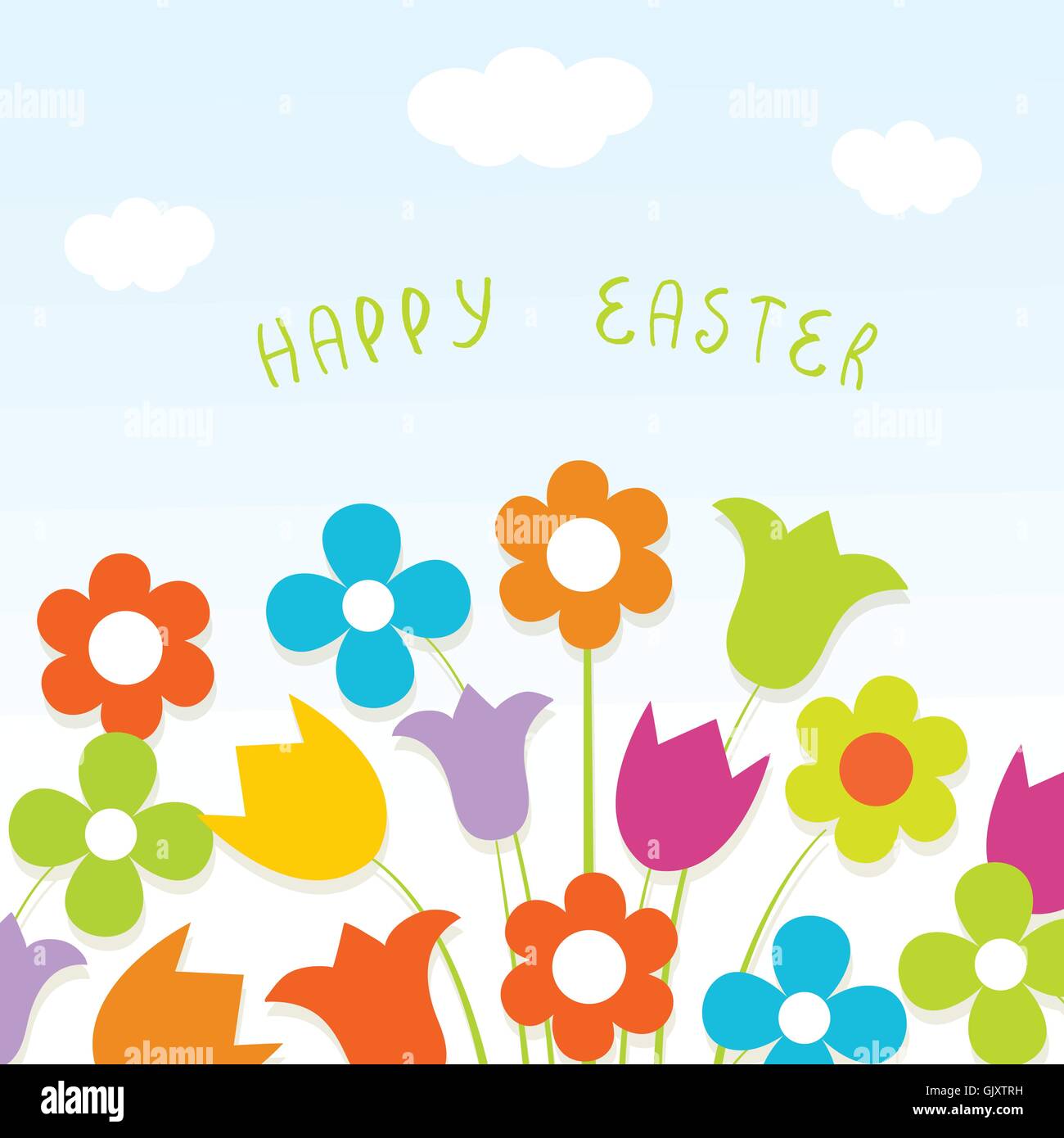 Natural paper flower Stock Vector Images - Alamy