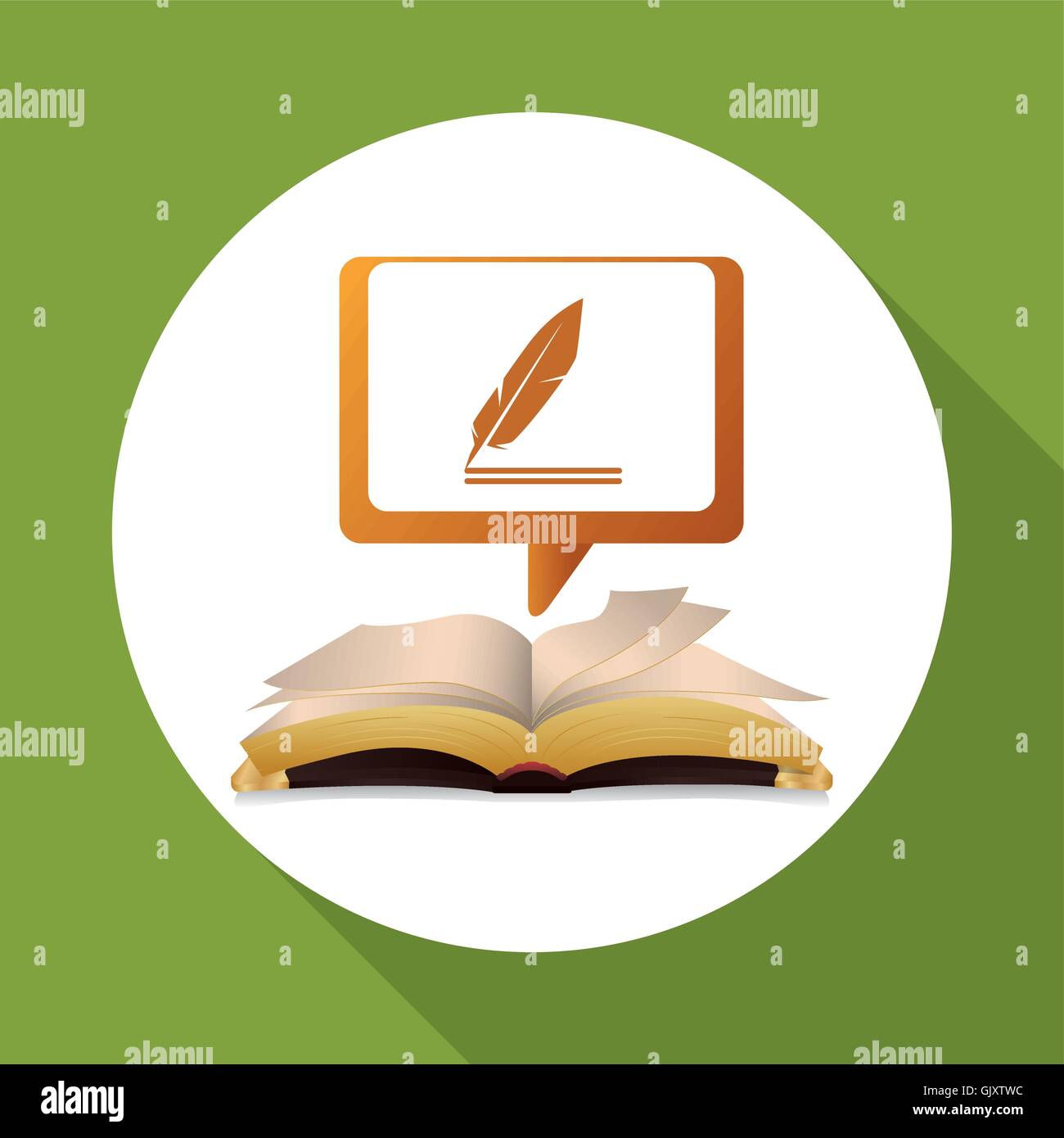 eBook design. reading icon. White background Stock Vector Image & Art ...