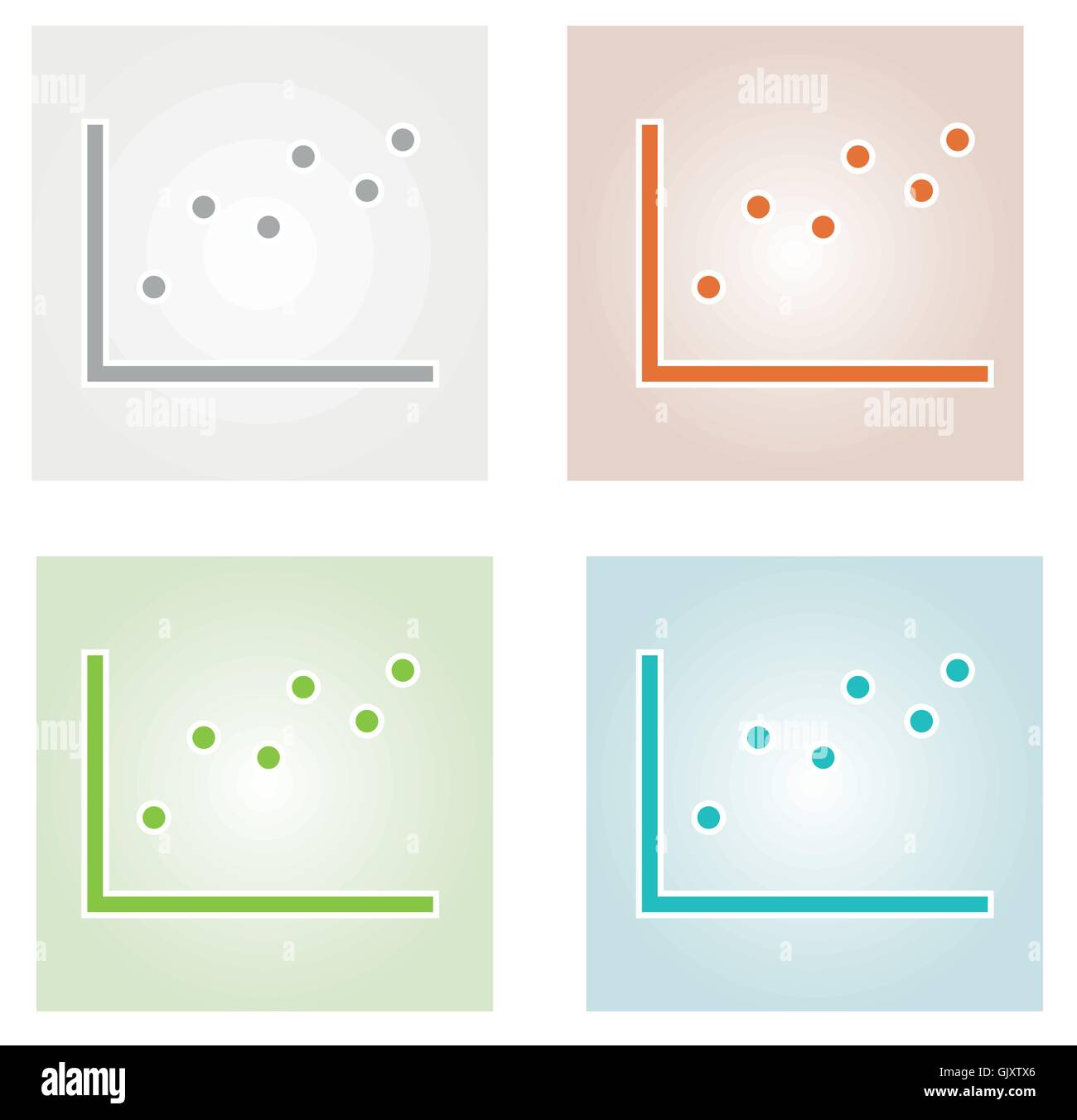 Dot graph Stock Vector Images - Alamy