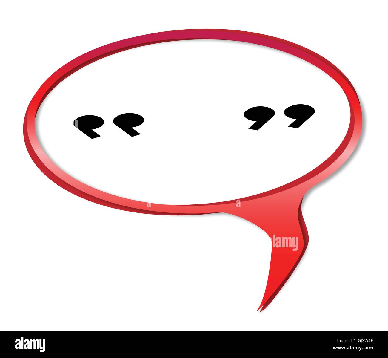 Vector speech marks Stock Vector Images - Alamy