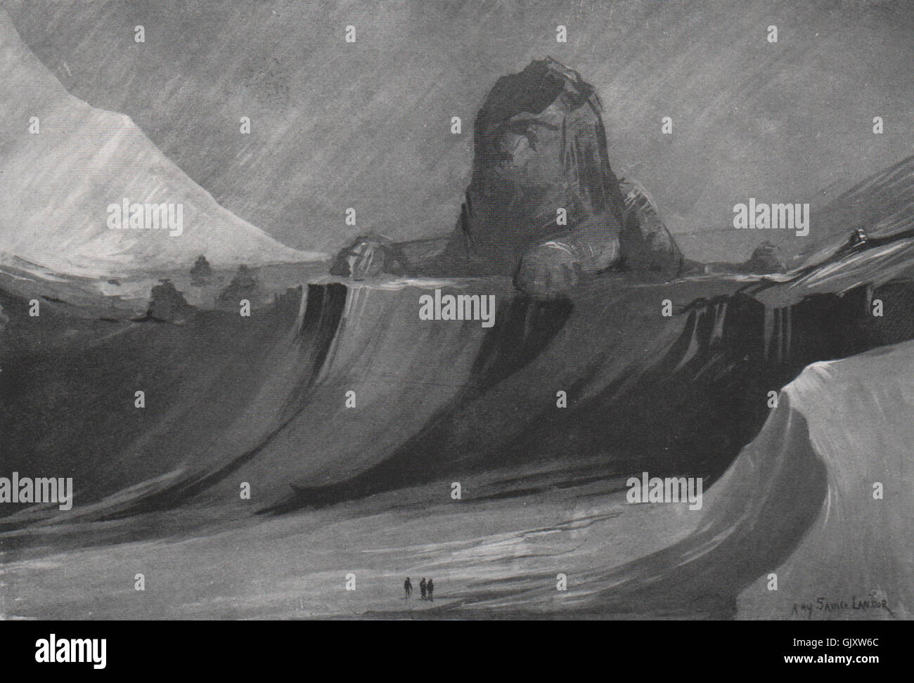 'A phantom lion of gigantic proportions'. Arnold Henry Savage Landor ...