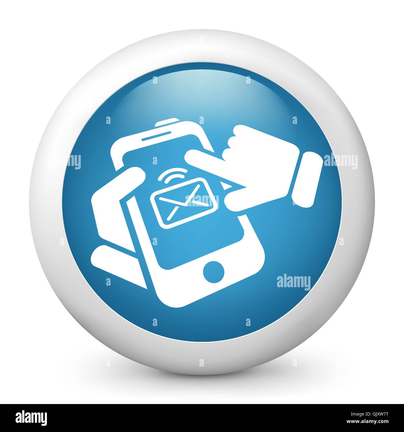 Phone message icon Stock Vector Image & Art - Alamy