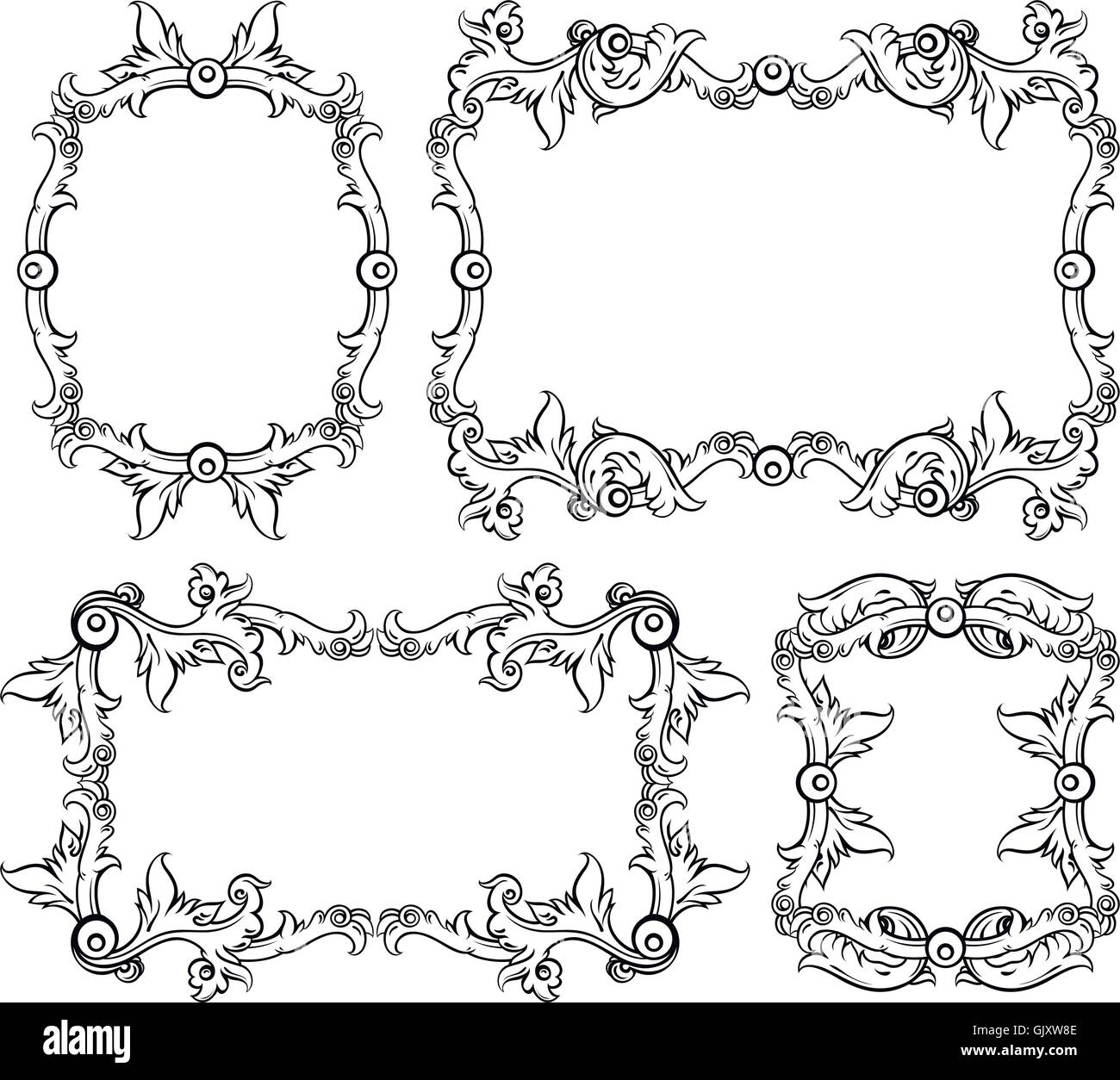 Ornamental frames hi-res stock photography and images - Alamy