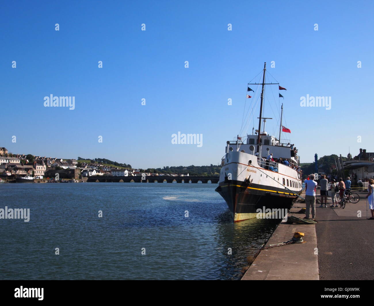 MV Balmoral Ship in Bideford Harbour in North Devon Stock Photo - Alamy