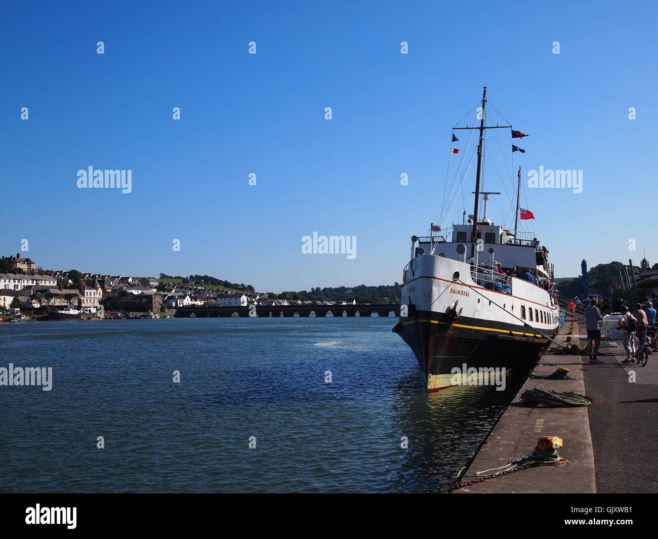 MV Balmoral Ship in Bideford Harbour in North Devon Stock Photo - Alamy