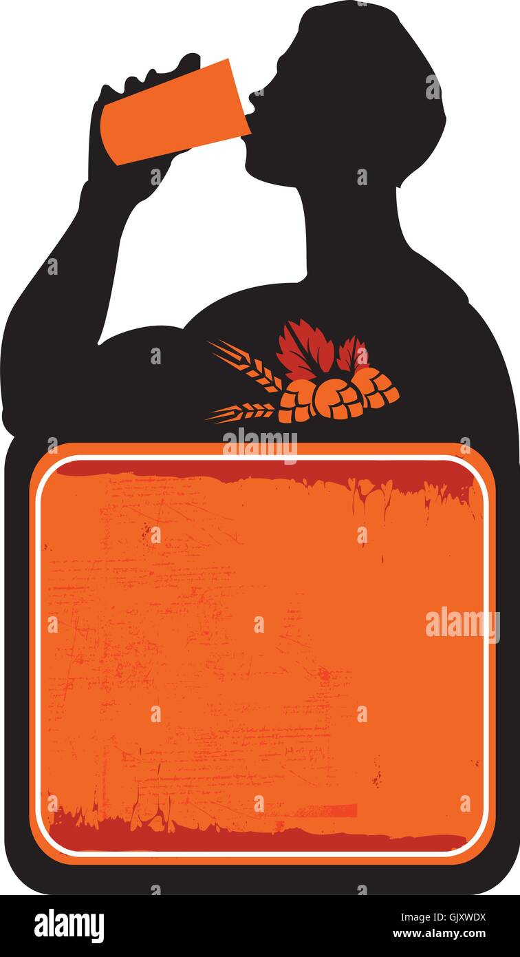 Beer Drinking Logo Stock Vector Image & Art - Alamy