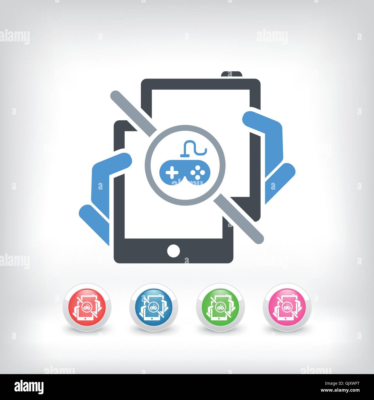 Online gaming screen Stock Vector Images - Alamy