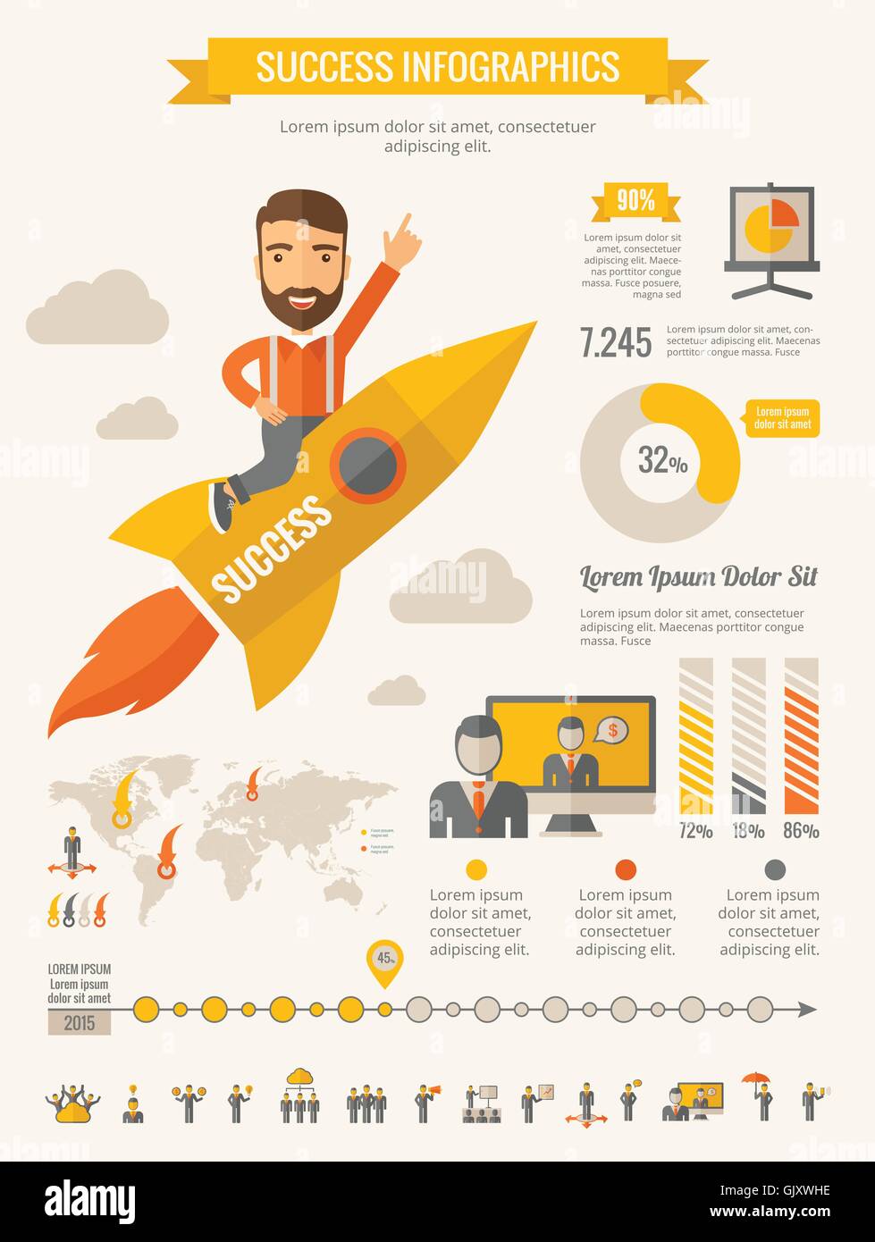 Calculator infographic hi-res stock photography and images - Alamy