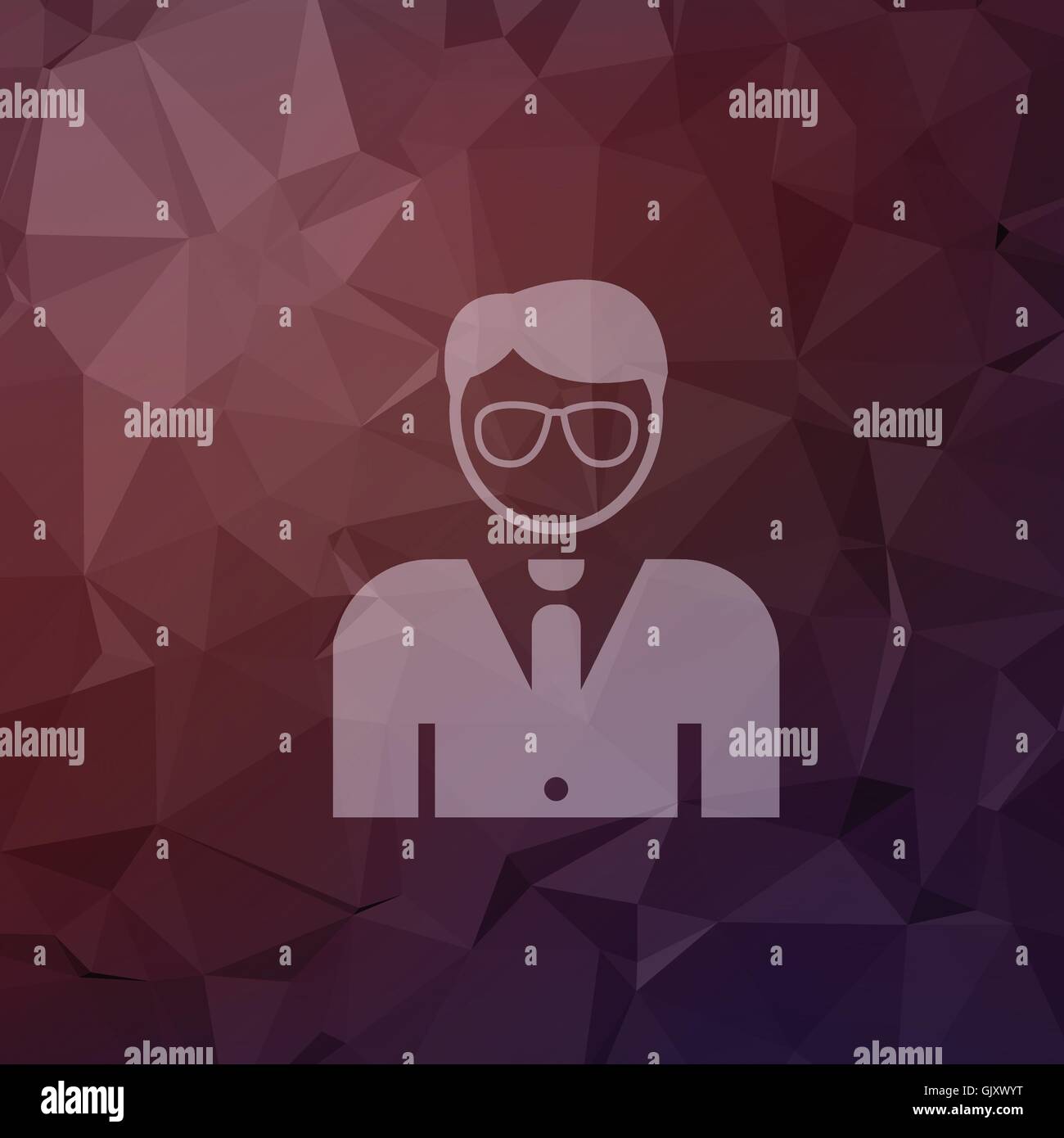 Caucasian young handsome businessman in Stock Vector Images - Alamy