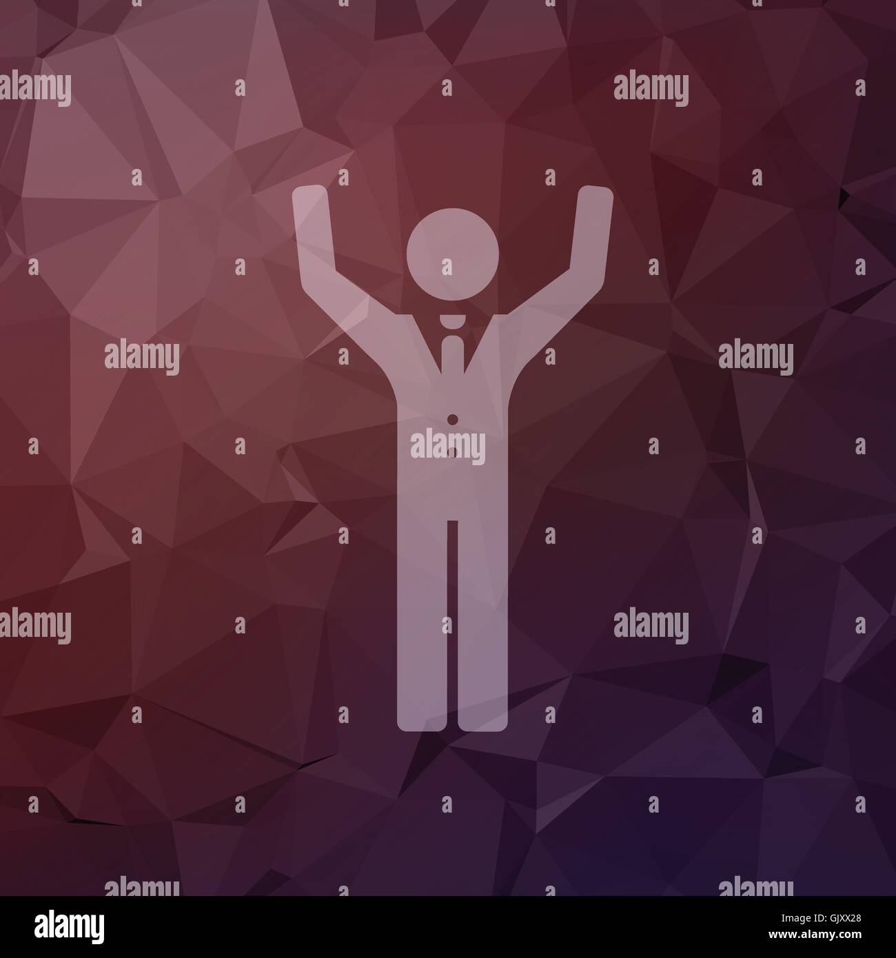 Man in high Stock Vector Images - Alamy