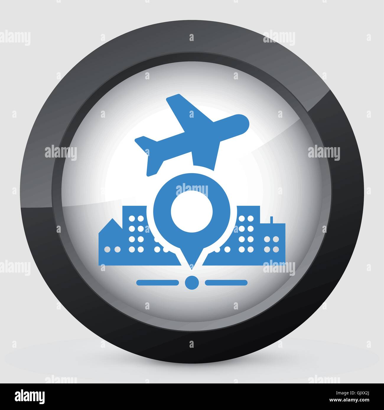 Travel point map Stock Vector Image & Art - Alamy