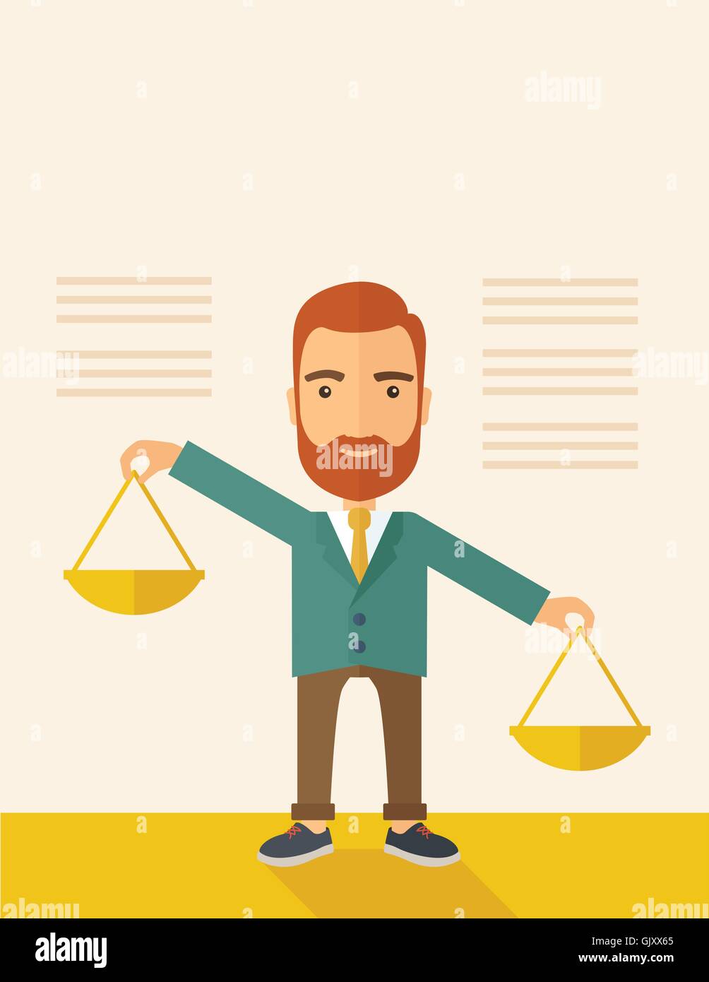 Concept balancing Stock Vector Images - Alamy