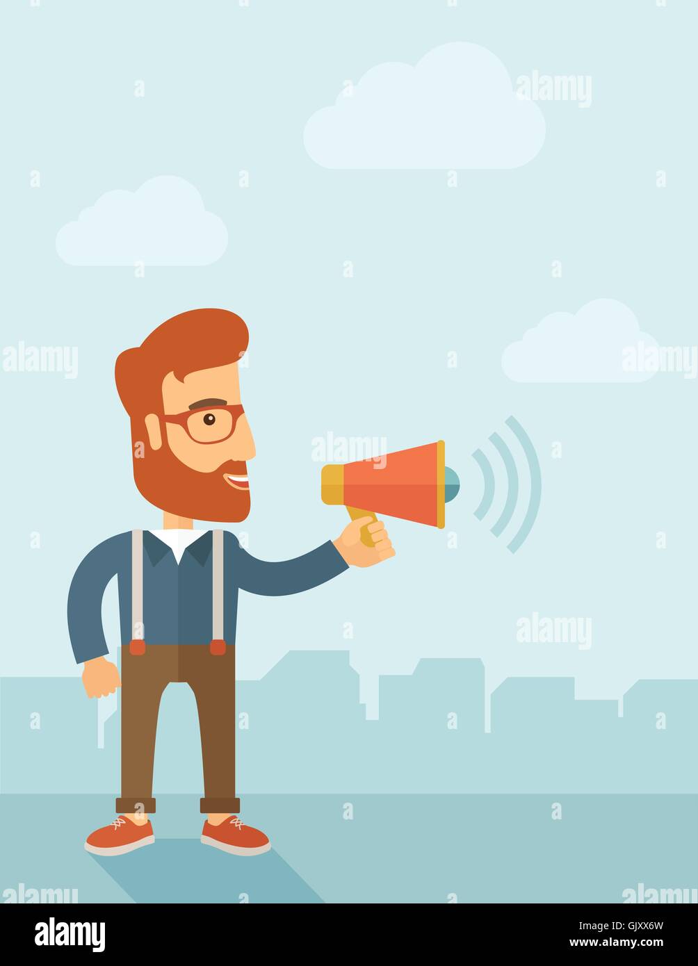 Social media business man Stock Vector Images - Alamy