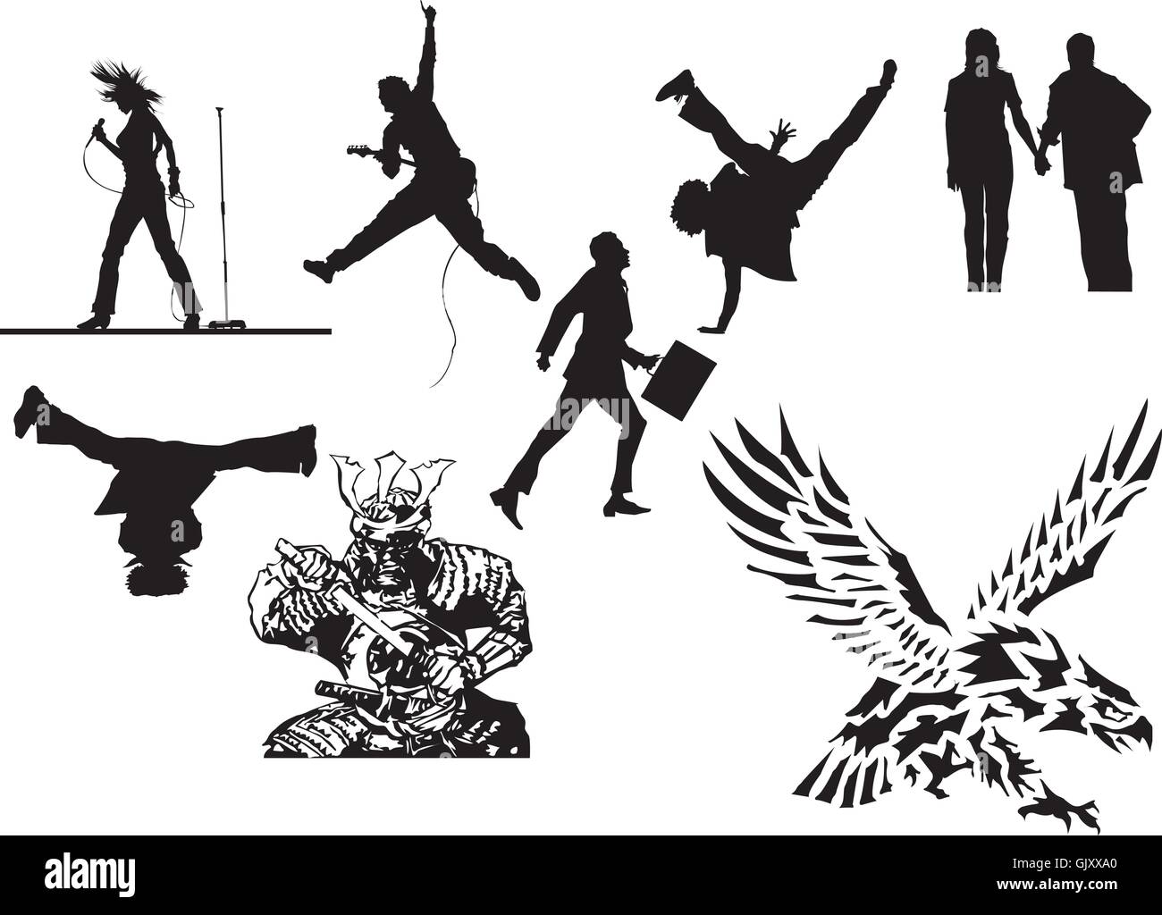 Random people Stock Vector Images - Alamy