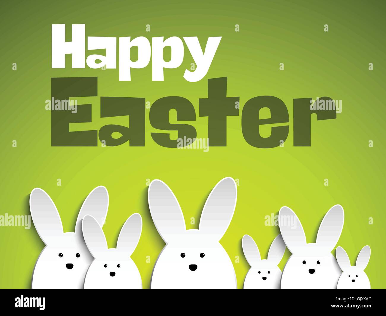 White background hare family Stock Vector Images - Alamy