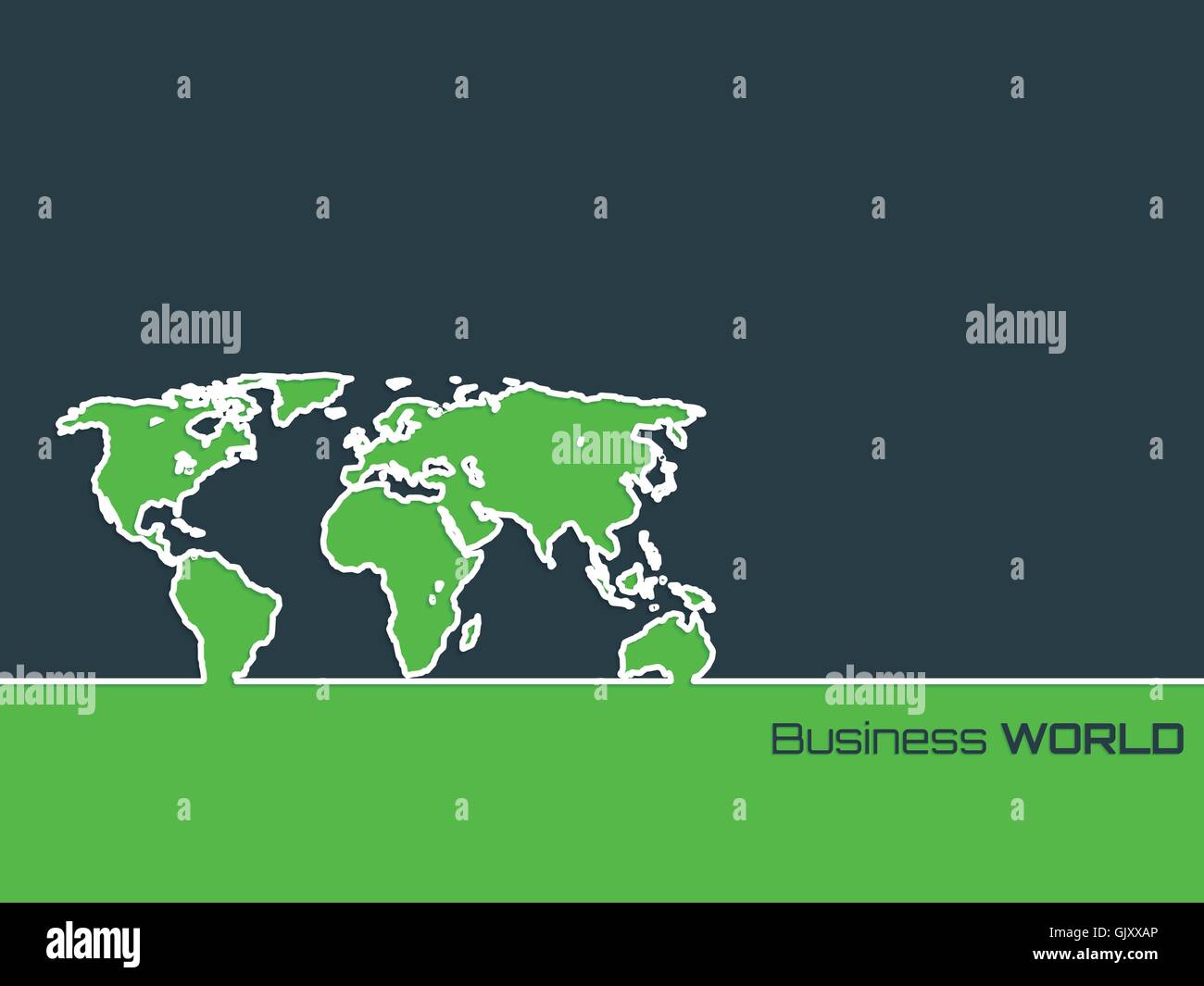 Simplistic brochure with outlined map Stock Vector Image & Art - Alamy