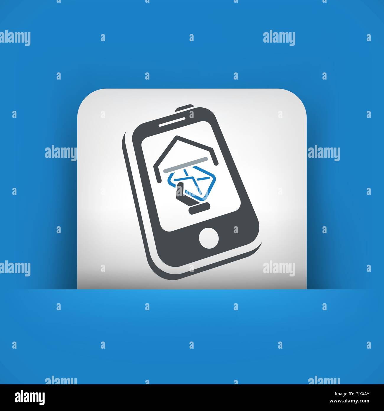 Phone message icon Stock Vector Image & Art - Alamy