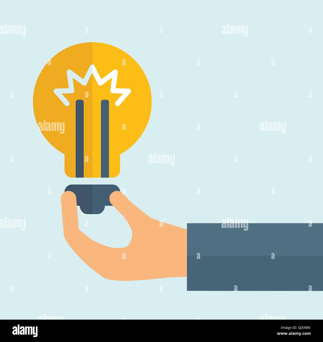 Led smart light bulb Stock Vector Images - Alamy