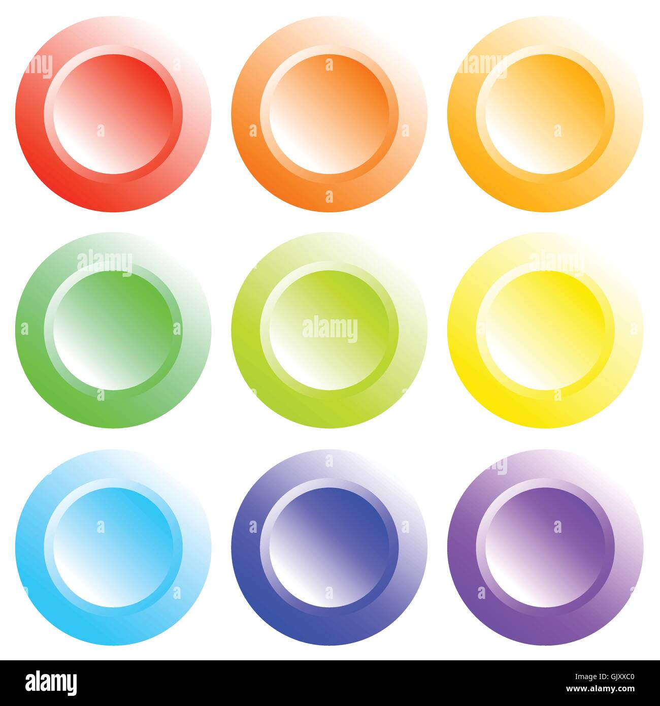 set of buttons Stock Vector Image & Art - Alamy