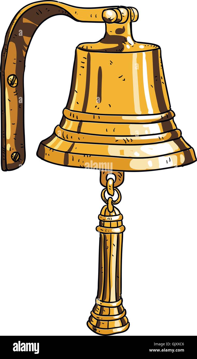 The ships bell Stock Vector Images - Alamy