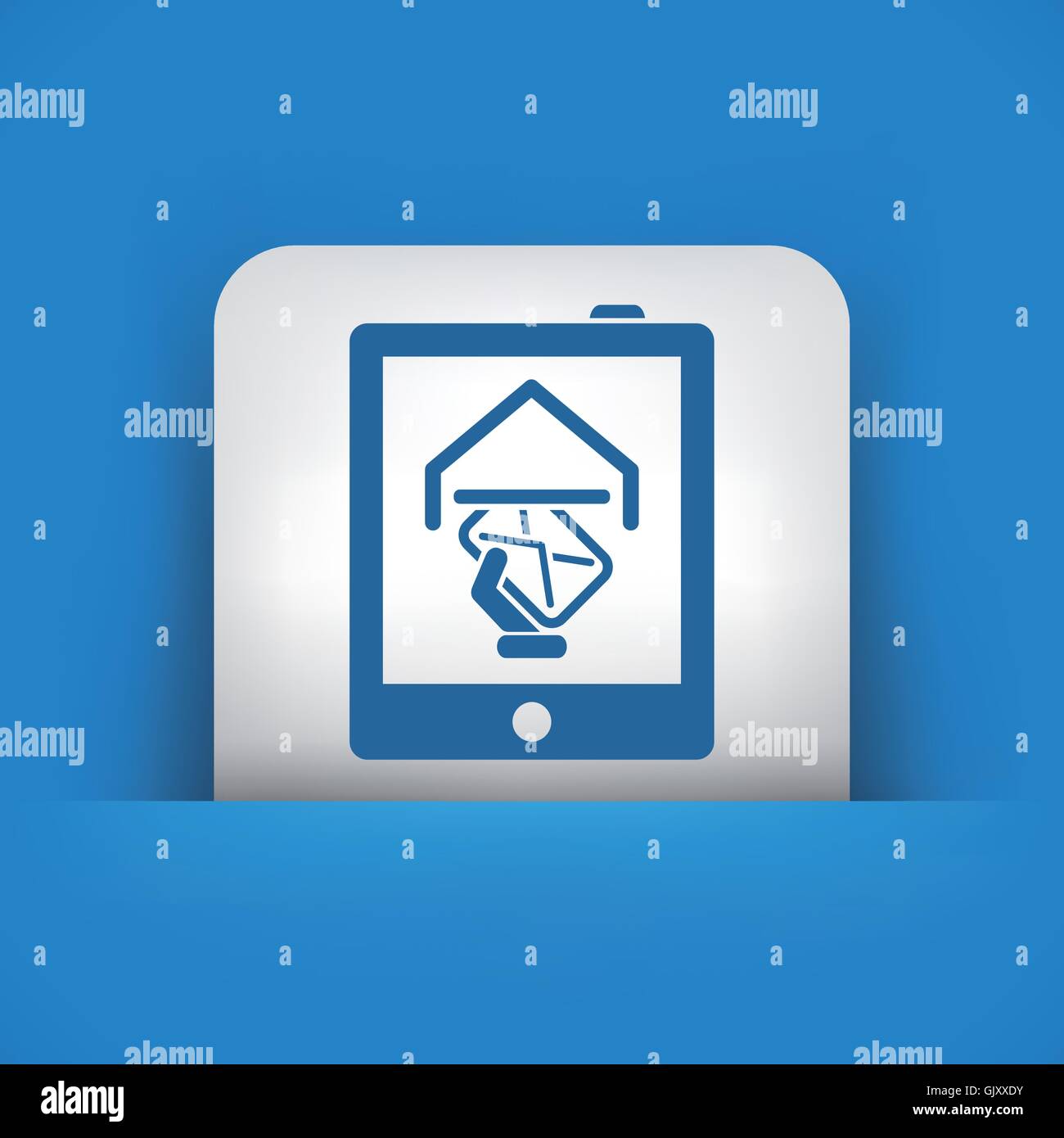 Tablet mail icon hi-res stock photography and images - Alamy
