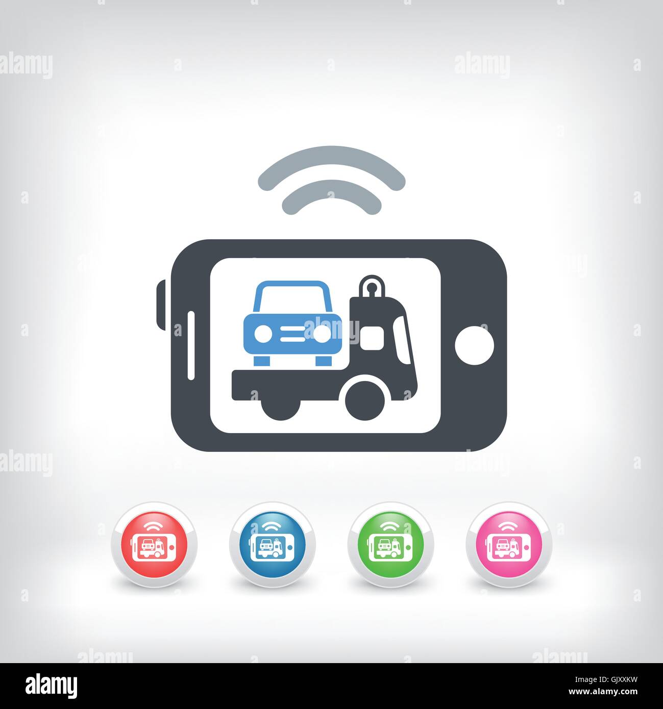 Mobile car assistance Stock Vector Image & Art - Alamy