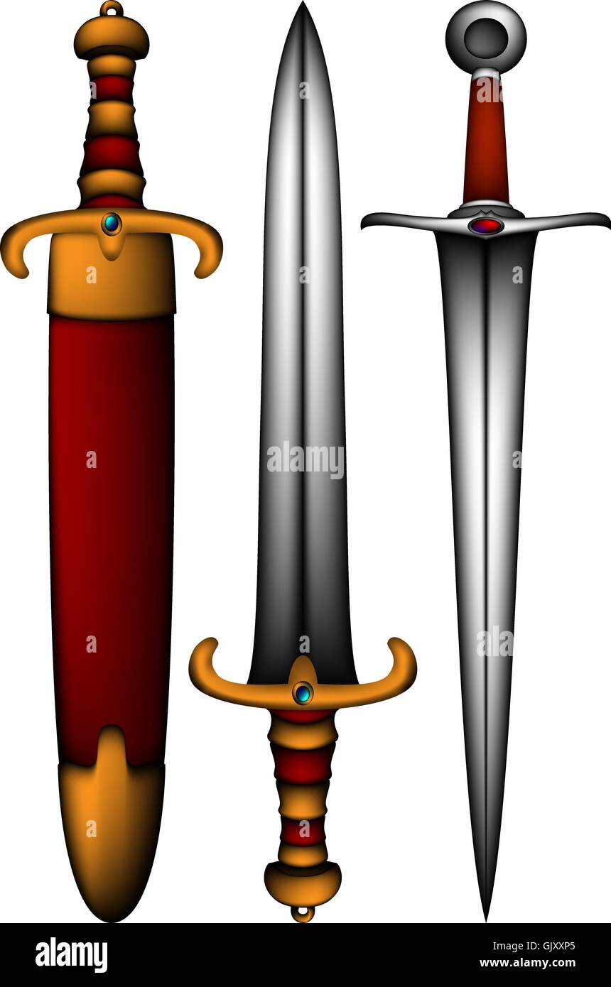 set of ancient weapons Stock Vector Image & Art - Alamy