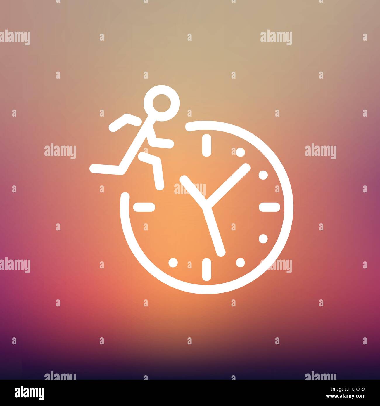 Man running on white hi-res stock photography and images - Alamy