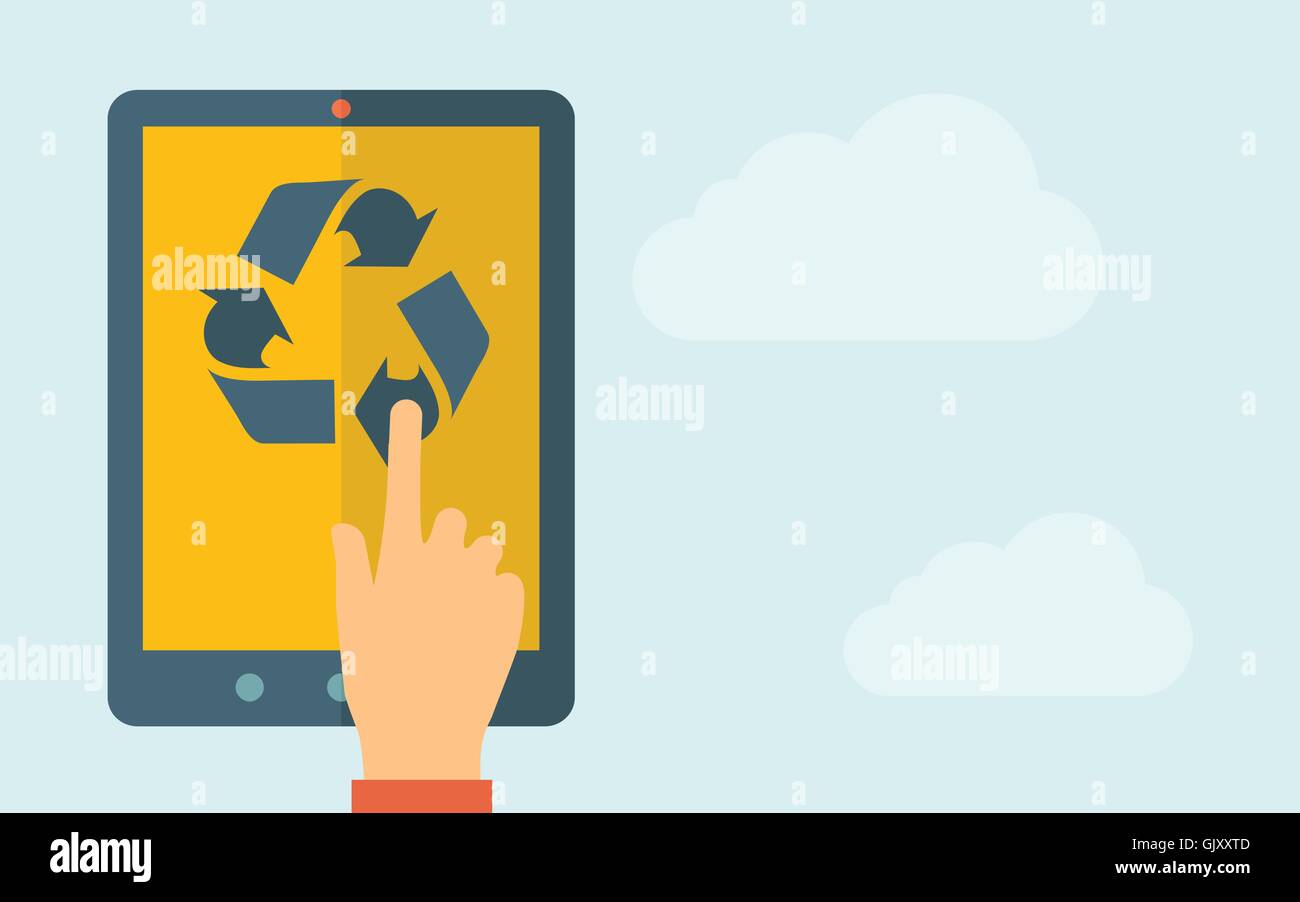 Electronic waste icon Stock Vector Images - Alamy