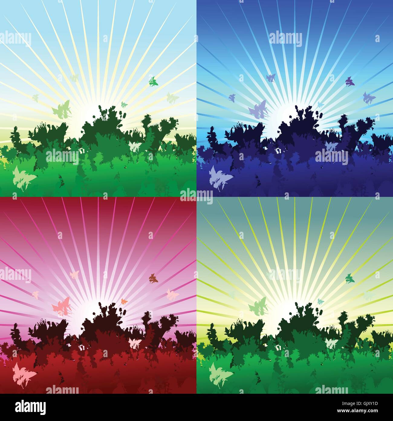 Butterfly ground Stock Vector Images - Alamy