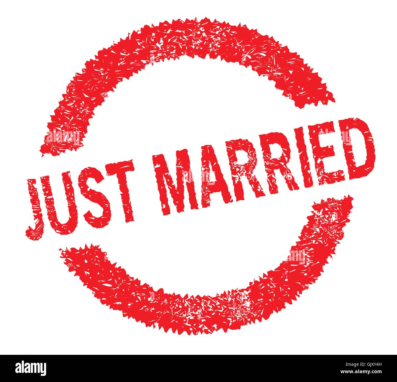 Married Red Stamp Stock Vector Image & Art - Alamy